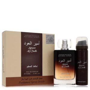 lattafa perfumes collection |ameer al oud intense oud & ameer al oudh |edp-100ml-3.4oz| woody, sweet oud, bukhoor |oriental perfum. (ameer al oudh)