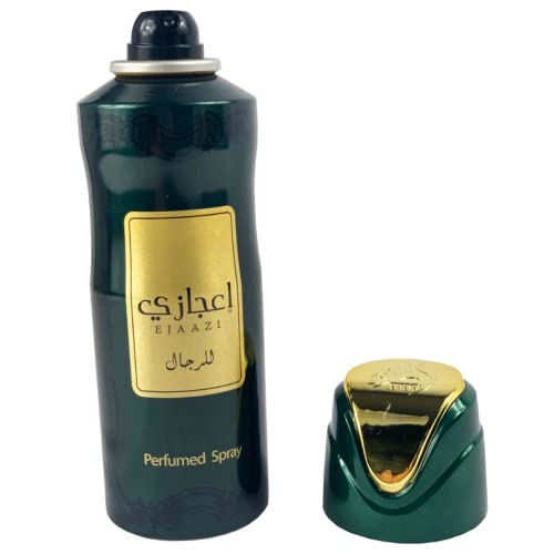 Ejaazi Deodorant - 200ML (6.7 oz) I For a Confident Personality I Energizing oud fragrance I Classy Unisex Scent I Summer Deo Fresh, Citrus, Pepper I Wearer appear classy I by Lattafa Perfumes