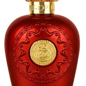 Lattafa Perfumes Opulent Red for Unisex Eau de Parfum Spray, 3.4 Ounce (137662)