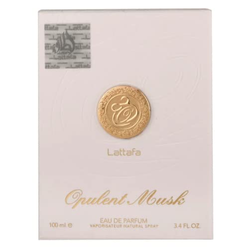 Lattafa Perfumes Opulent Musk EDP-100ML/3.4Oz| sweet-spicy,Woody, Leather, floral,Musk,Amber and Patchouli (Opulent Musk)