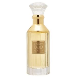 lattafa velvet oud for unisex eau de parfum spray, 3.4 ounce