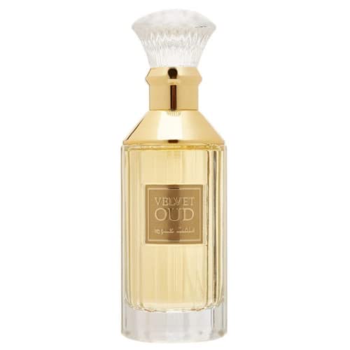 Lattafa Velvet Oud for Unisex Eau de Parfum Spray, 3.4 Ounce