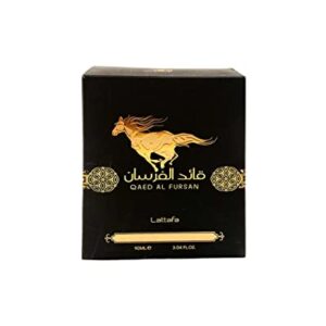 Lattafa Qaaed Al Fursan Perfume Long Lasting Imported Eau De Parfum for Men and Women 90 ml (Pack of 1)