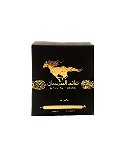 Lattafa Qaaed Al Fursan Perfume Long Lasting Imported Eau De Parfum for Men and Women 90 ml (Pack of 1)