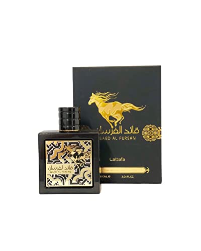 Lattafa Qaaed Al Fursan Perfume Long Lasting Imported Eau De Parfum for Men and Women 90 ml (Pack of 1)