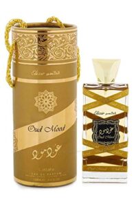 lattafa oud mood elixir eau de parfum spray (unisex) 3.4 oz