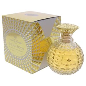 Marina de Bourbon Cristal Royal by Princesse Eau de Parfum Fragrance for Women - Opens with Pear, Blackcurrant and Bergamot - Blended with Jasmine - For Glamourous and Royal Ladies - 3.4 oz