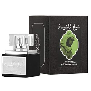 sheikh al shuyukh edp | long-lasting everyday essential | notes of lavender, sage, agarwood, & vetiver for a unique fragrance | crisp & refreshing | by lattafa (sheikh al shuyukh – 30 ml)