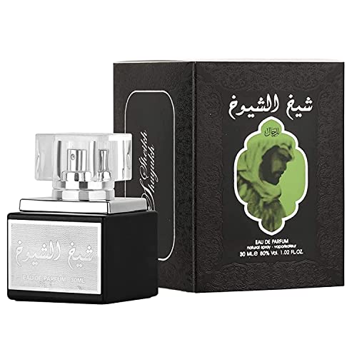 Sheikh Al Shuyukh EDP | Long-Lasting Everyday Essential | Notes of Lavender, Sage, Agarwood, & Vetiver for a Unique Fragrance | Crisp & Refreshing | by Lattafa (Sheikh al Shuyukh - 30 ML)