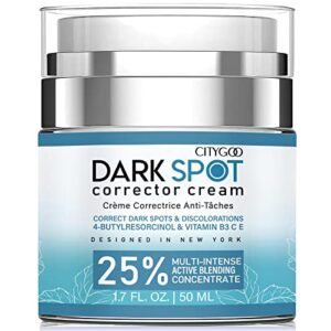 citygoo dark spot remover for face and body, dark spot corrector cream, melasma treatment for face, hyperpigmentation treatment, freckle remover with tranexamic acid, niacinamide, squalane and vitamin e serum-1.7 fl oz