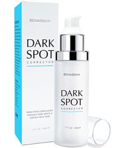 enaskin professional dark spot remover for face and body, perfecting dark spot corrector serum treatment, melasma, freckle, sun spot, hyperpigmentation, blemish spot, brown spots for men&women, advanced formula with safe ingredients 4-butylresorcinol, koj