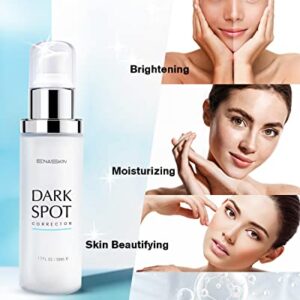 EnaSkin Professional Dark Spot Remover for Face and Body, Perfecting Dark Spot Corrector Serum Treatment, Melasma, Freckle, Sun Spot, Hyperpigmentation, Blemish Spot, Brown Spots for Men&Women, Advanced Formula with Safe Ingredients 4-Butylresorcinol, Koj