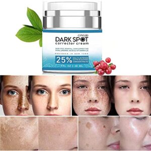 citygoo dark spot remover for face and body, dark spot corrector cream, natural ingredient,enriching skin care for all skin tones – sun spot, melasma, freckle remover & blemish reducer-1 fl oz