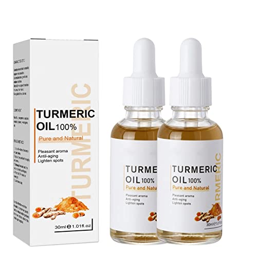 2022 New Turmeric Dark Spot Corrector Serum，Natural Turmeric Dark Spot Corrector Serum for Face， Skin Care Moisturizing Repair Serum(2PCS-60ml)