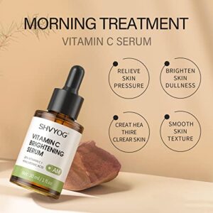 Dark Spot Remover for Face, AM/PM Dark Spot Corrector with Vitamin C Brightening Serum, Hyperpigmentation Treatment, Freckle, Sun Spots and Age Spots Removal for Face and Body