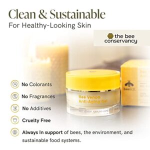 Bee Rx Anti-Aging Bee Venom Facial Gel Moisturizer - Anti-Wrinkle Cream Firming Face Cream - Natural Kanuka Honey Skin Care Products