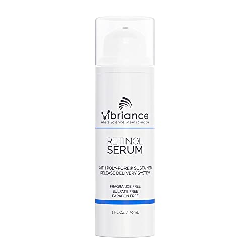 Vibriance Retinol Serum for Mature Skin, Reduces Appearance of Deep Wrinkles and Large Pores, Enhances Skin Tone, Improves Complexion| 1 fl oz (30 ml)