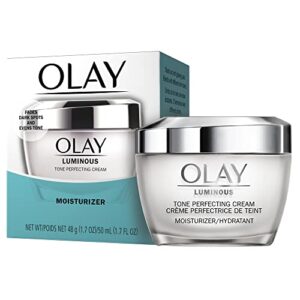 Dark Spot Corrector by Olay, Luminous Tone Perfecting Cream and Sun Spot Remover, Advanced Tone Perfecting Face Moisturizer, 48 g (Packaging may vary)