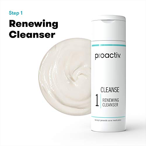 Proactiv 3 Step Acne Treatment - Benzoyl Peroxide Face Wash, Repairing Acne Spot Treatment for Face and Body, Exfoliating Toner - 30 Day Complete Acne Skin Care Kit