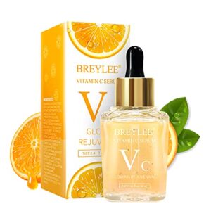 breylee vitamin c serum for face & eye (1.4 oz) for brightening skin,dark spot remover,reduce wrinkle,anti aging serum,moisturizer brightening serum with hyaluronic acid,vitamin e,retinol,nicotinamide