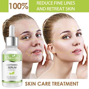 Dark Spot Corrector Remover for Face and Body, Skin Brightening Serum with Kojic Acid, Fade Dark Spots Hyperpigmentation and Melasma - 1 OZ