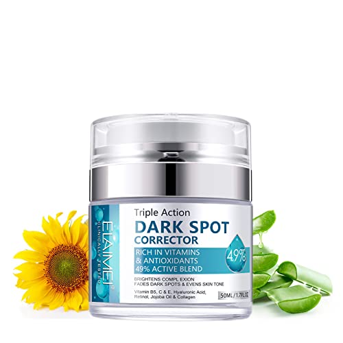 Dark Spot Remover For Face, Dark Spot Corrector and Remover, Sun Spots Melasma Freckle Remover, Packed with vitamins and natural extracts to treat dark spots, age spots, or sunspots (A)