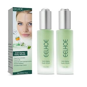 advanced deep anti-wrinkle serum, advanced deep anti-wrinkle serum, anti-aging daily serum, hyaluronic acid face serum anti aging wrinkle ,hydrating & brightening serum for all skin types (2pc)