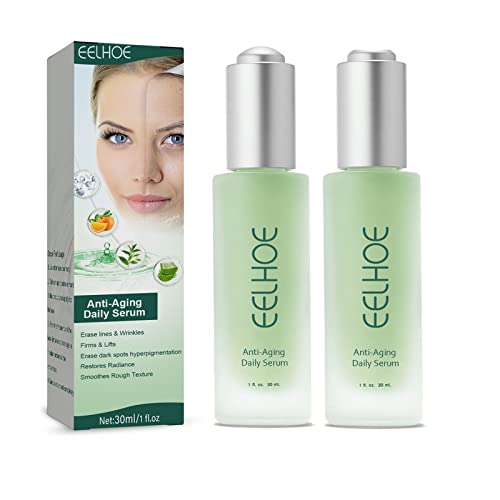 Advanced Deep Anti-Wrinkle Serum, Advanced Deep Anti-wrinkle Serum, Anti-Aging Daily Serum, Hyaluronic Acid Face Serum Anti Aging Wrinkle ,Hydrating & Brightening Serum for All Skin Types (2PC)