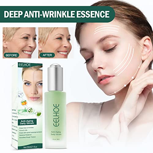 Advanced Deep Anti-Wrinkle Serum, Advanced Deep Anti-wrinkle Serum, Anti-Aging Daily Serum, Hyaluronic Acid Face Serum Anti Aging Wrinkle ,Hydrating & Brightening Serum for All Skin Types (2PC)