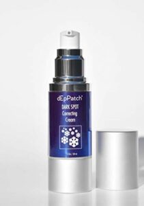 deppatch dark spot correcting cream with anti aging peptides for face and body | tighten, maintain even radiant skin tone| all natural active ingredients, made in the usa (1 fl oz)