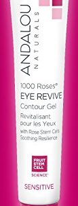 Andalou Naturals 1000 Roses Eye Revive Contour Gel, pomegranate,rose, 0.6 Fl Oz