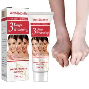 whitening cream, newbet skin lightening cream for face & body, dark spot corrector moisturizing cream for sun spots, age spots, hyperpigmentation, instant result (1 pcs)