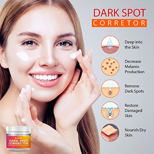 Dark Spot Corrector, Large 65 ML Dark Spot Remover for Face and body, Dark Spot Serum, Ideal for Fine Lines, Uneven Skin Tone, Nutrient Rich Formula with Squalene, Deep Hydration Cream