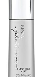 Kenra Platinum Blow-Dry Mist | Ultra-Lightweight Thermal Protectant | Detangles, Smooths, & Softens | Eliminates Frizz & Resists Humidity | Fine To Medium Hair | 3.4 fl. oz