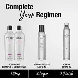 Kenra Volume Spray 25 50% | Super Hold Finishing & Styling Hairspray | Flake-free & Fast-drying | Wind & Humidity Resistance | All Hair Types | 10 oz