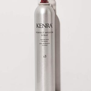 Kenra Perfect Medium Spray 13 80% | Provides Styling Control Without Stiffness | Medium Hold | Fast-Drying Formulation | High Shine Finish | All Hair Types | 10 oz