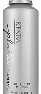 Kenra Platinum Thickening Mousse 12 | Volumizing Styler | Adds Fullness & Body | Humidity Protection Up To 48 hours | Desity Plumping up tp 150% | Thermal Protection | All Hair Types | 6.7 oz