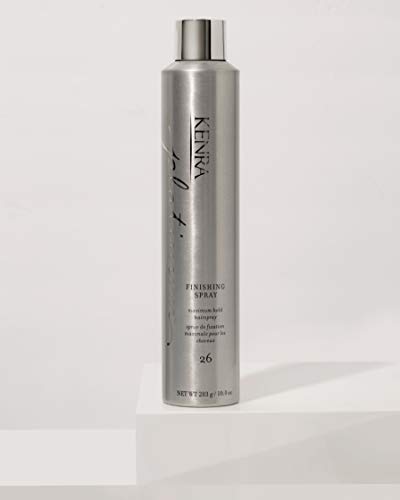 Kenra Platinum Finishing Spray 26 50% | Maximum Hold Hairspray | Fast-drying, Non-Flaking, Non-Drying | Humidity-Resistant |All-Day Style Retention |High-Shine Finish |All Hair Types | 10 oz