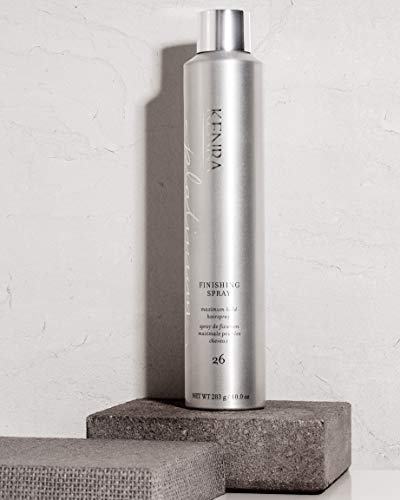 Kenra Platinum Finishing Spray 26 50% | Maximum Hold Hairspray | Fast-drying, Non-Flaking, Non-Drying | Humidity-Resistant |All-Day Style Retention |High-Shine Finish |All Hair Types | 10 oz