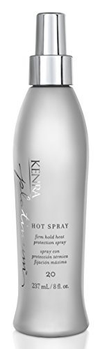 Kenra Platinum Hot Spray 20 | Heat Protection Styler | Long-Lasting, Firm Hold | Adds Vibrant Shine | Humidity & Thermal Protection | Clean Release From Heated Tools | All Hair Types | 8 fl. Oz