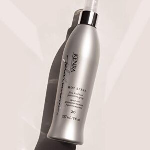 Kenra Platinum Hot Spray 20 | Heat Protection Styler | Long-Lasting, Firm Hold | Adds Vibrant Shine | Humidity & Thermal Protection | Clean Release From Heated Tools | All Hair Types | 8 fl. Oz