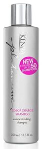 kenra platinum color charge shampoo | color extending | recharges hair color up to 50 washes | locks color pigments | maximum color retention | all hair types & colors | 8.5 fl. oz