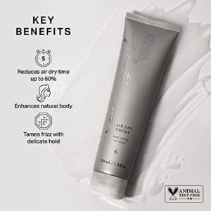 Kenra Platinum Air Dry Crème 6 | Time-Saving Air Styler | Enhances Natural Body | Tames Frizz With Delicate Hold | Natural, Product Free Finish | All Hair Types | 5 fl. Oz