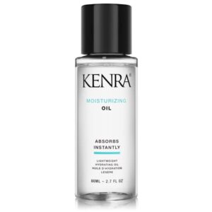 kenra moisturizing oil | lightweight hydrating oil | absorbs instantly | multipurpose oil for treating, styling, & finishing | provides thermal protection | all hair types | 2.7 fl. oz