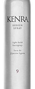 Kenra Design Spray 9 | Light Hold Hairspray | Tames Frizz & Flyaways | Lightweight, Brushable Formula | All Hair Types | 10 oz