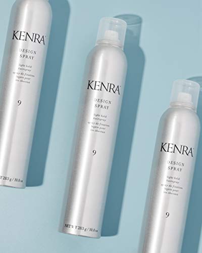 Kenra Design Spray 9 | Light Hold Hairspray | Tames Frizz & Flyaways | Lightweight, Brushable Formula | All Hair Types | 10 oz