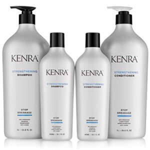 Kenra Strengthening Shampoo | Stop Breakage | Reduces Up To 99% Of Breakage & Provides Hair Breakage Repair | Fortifies Hair Against Daily Aggressors | All Hair Types | 10.1 fl. Oz