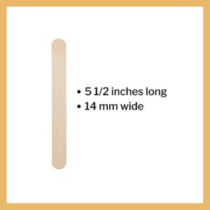 McKesson Tongue Depressor, Non-Sterile, Wooden, Junior, 5 1/2 in, 5000 Count