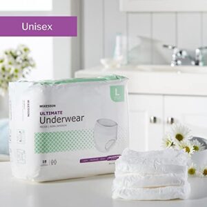 McKesson Ultimate Underwear, Incontinence, Maximum Absorbency, Large, 72 Count