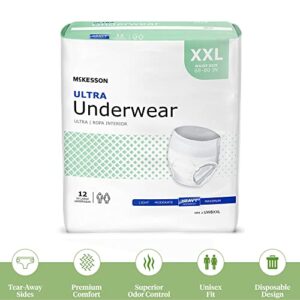 McKesson Ultra Underwear, Incontinence, Heavy Absorbency, 2XL, 48 Count